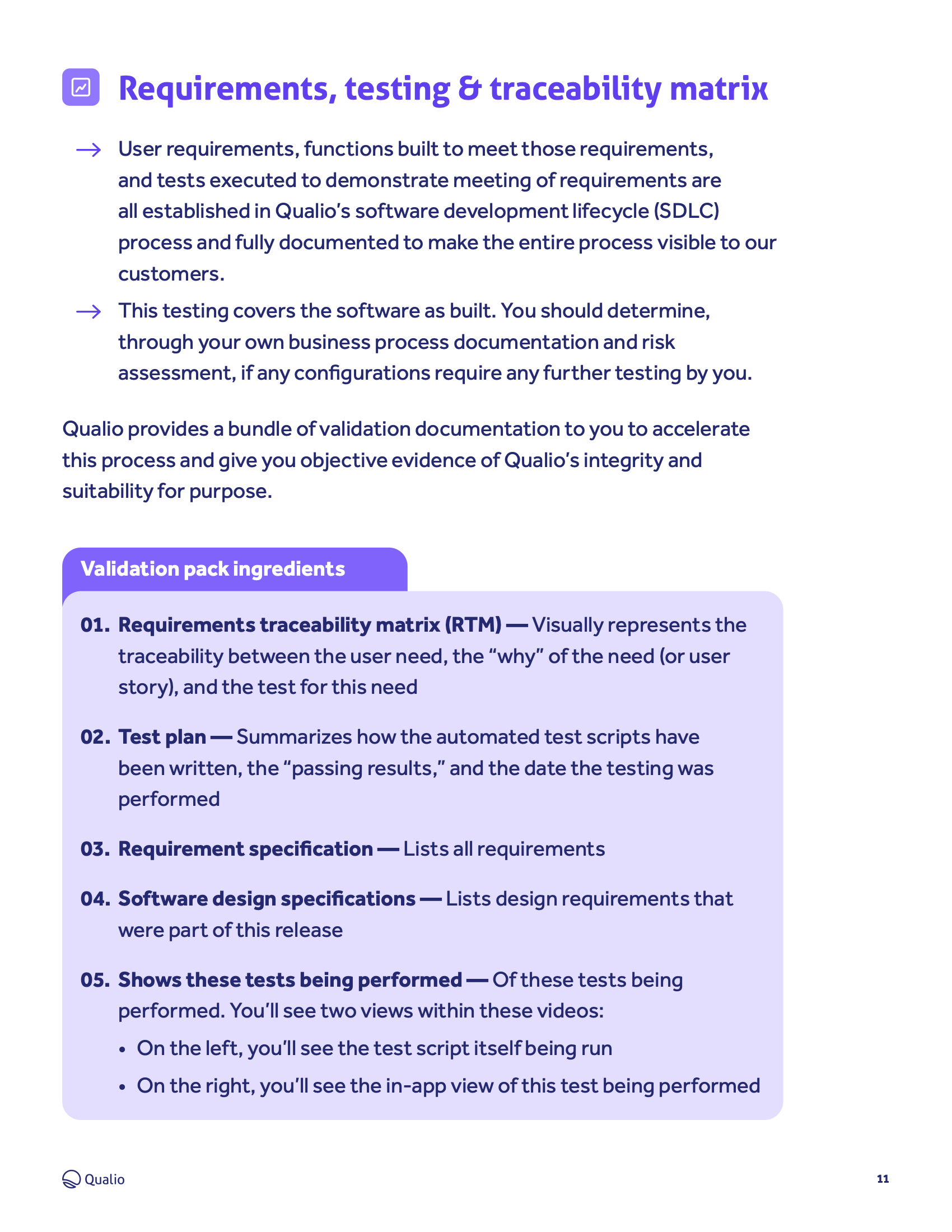 Our validation approach
